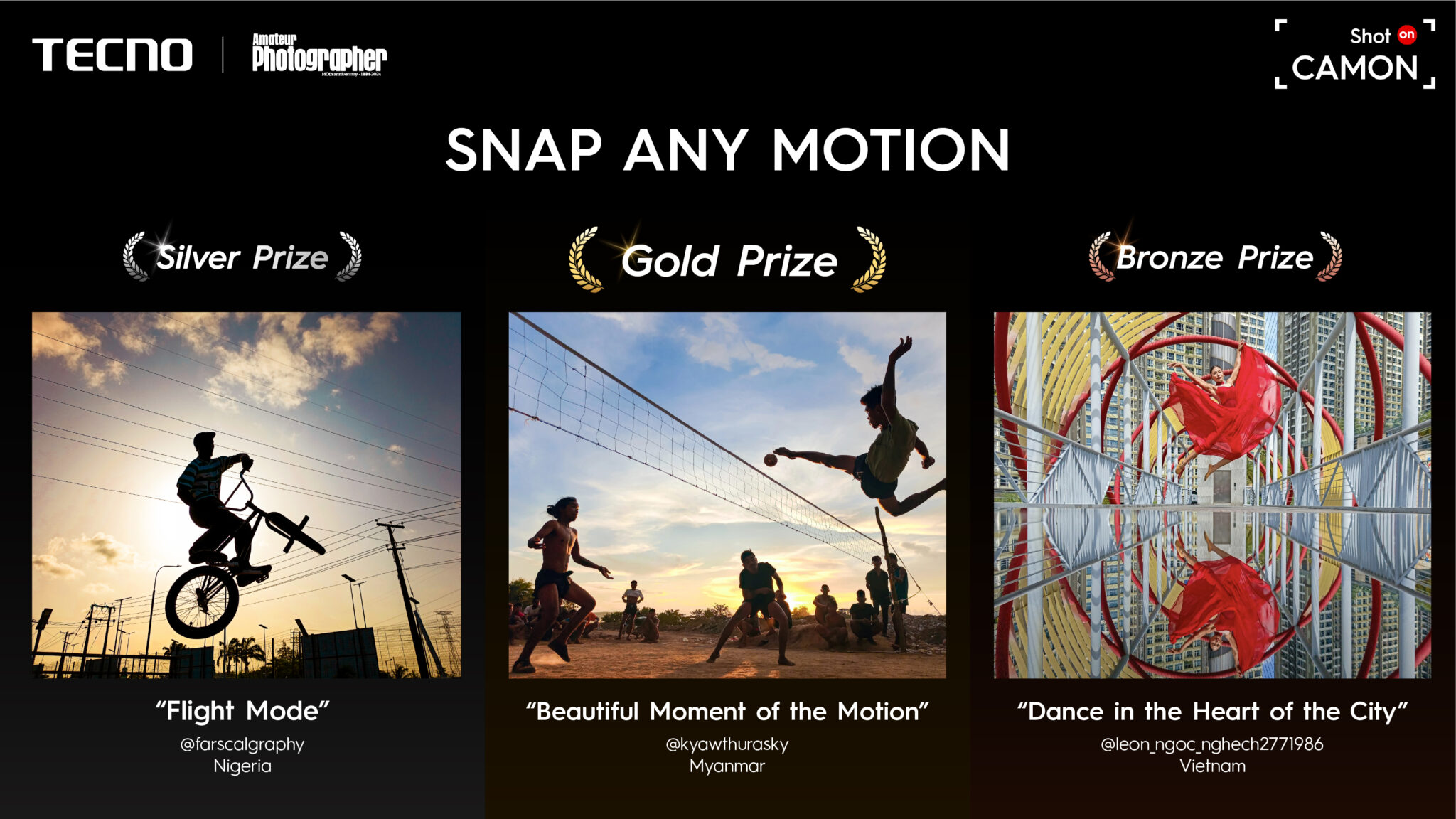 TECNO Announces Winners of the 2025 “Shot On CAMON” Contest: $10,000 ...