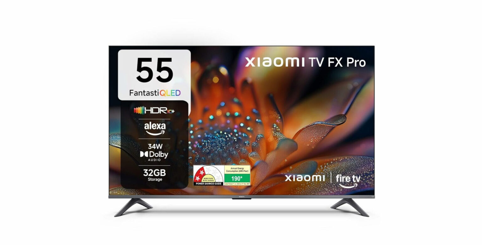 Xiaomi's FX Pro QLED 55 inch 4K TV now under ₹28K on Amazon - Gizmochina