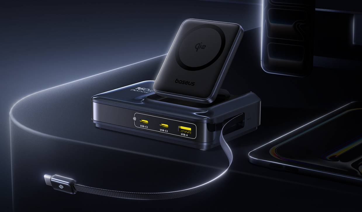 Baseus launches 245W and 160W charging stations with retractable cables ...