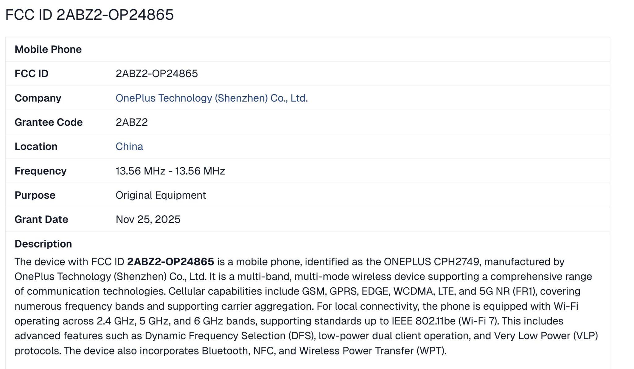 OnePlus 15 Cleared for US Release as FCC Approval and Pricing Go Live ...