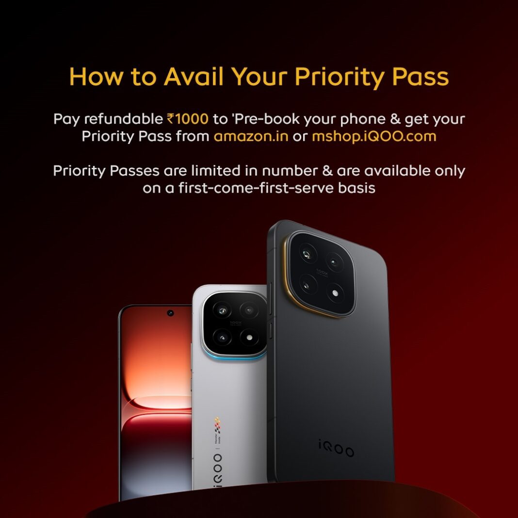 iQOO 15 India Pre-Bookings Begin: Priority Pass, Free TWS Offer and Warranty Details - Gizmochina