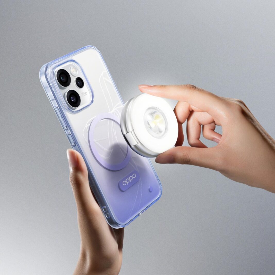 Oppo launches Magnetic Halo Flash Light with built-in fill light, auto ...