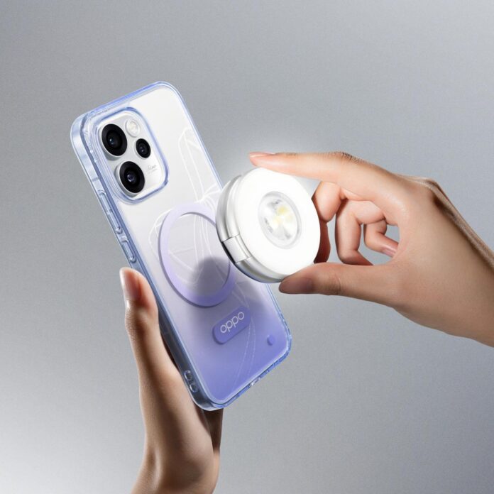 Oppo launches Magnetic Halo Flash Light with built-in fill light, auto ...