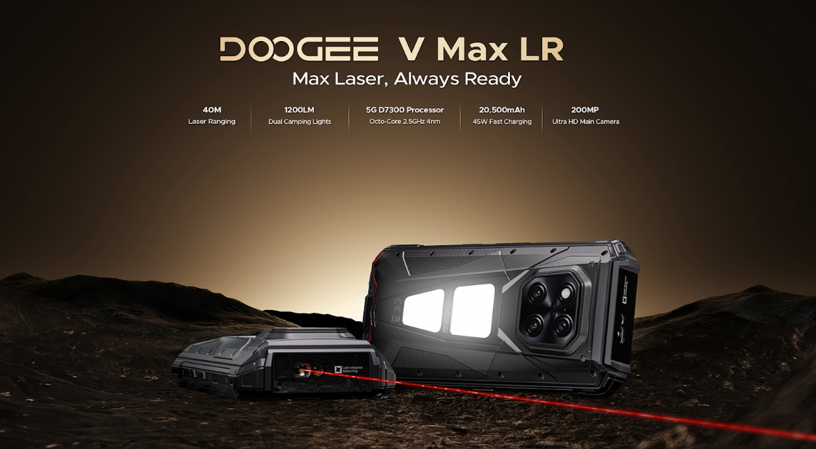 DOOGEE V Max LR Launches Globally With 40M Laser Rangefinder and ...