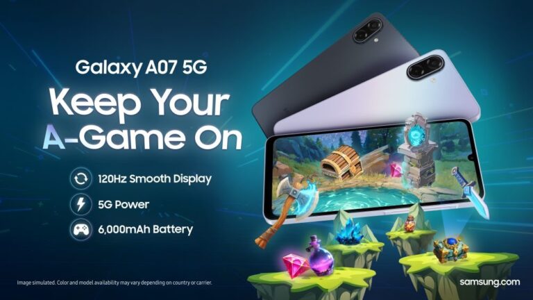 Samsung Galaxy A07 5G Released in Philippines with 120Hz Display and ...