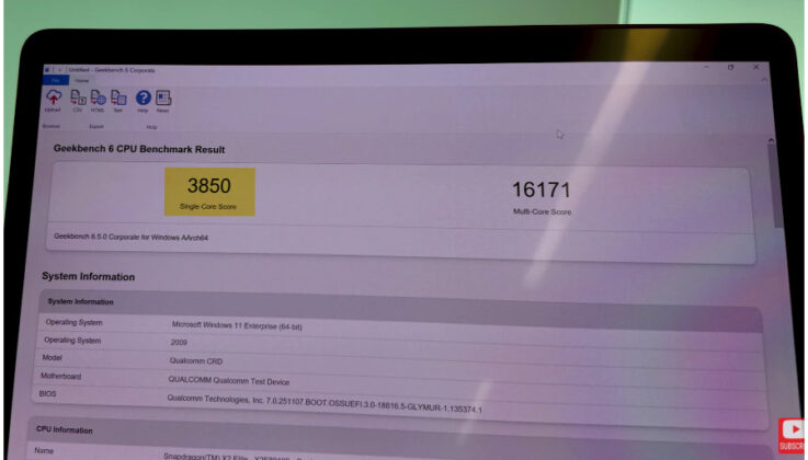 Snapdragon X2 Elite Extreme benchmarks show better single-core ...