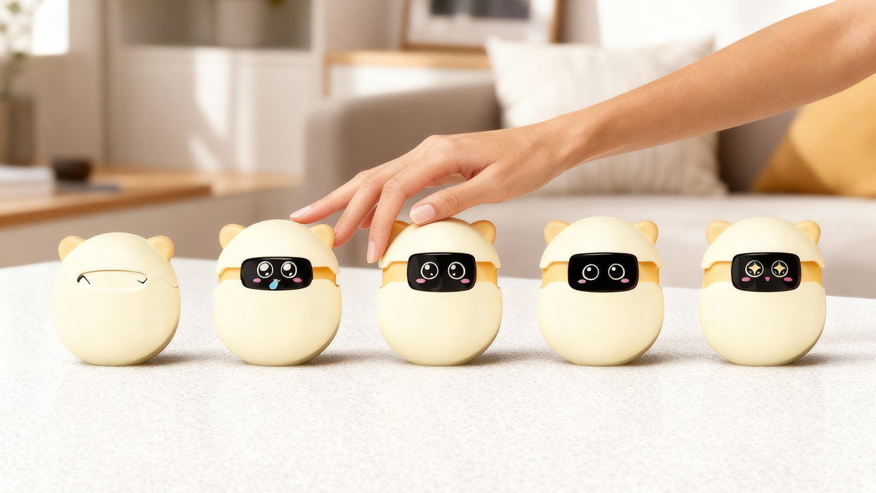 Takway unveils Tamagotchi-inspired AI pet Sweekar at CES 2026 - Gizmochina