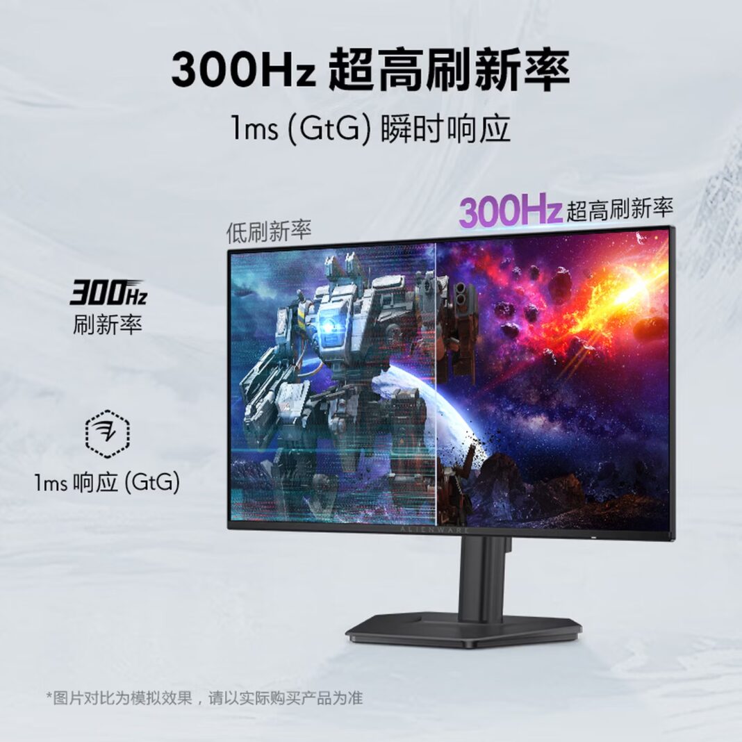 Alienware launches AW2526HL 24.5-inch gaming monitor with 1080p 300Hz ...