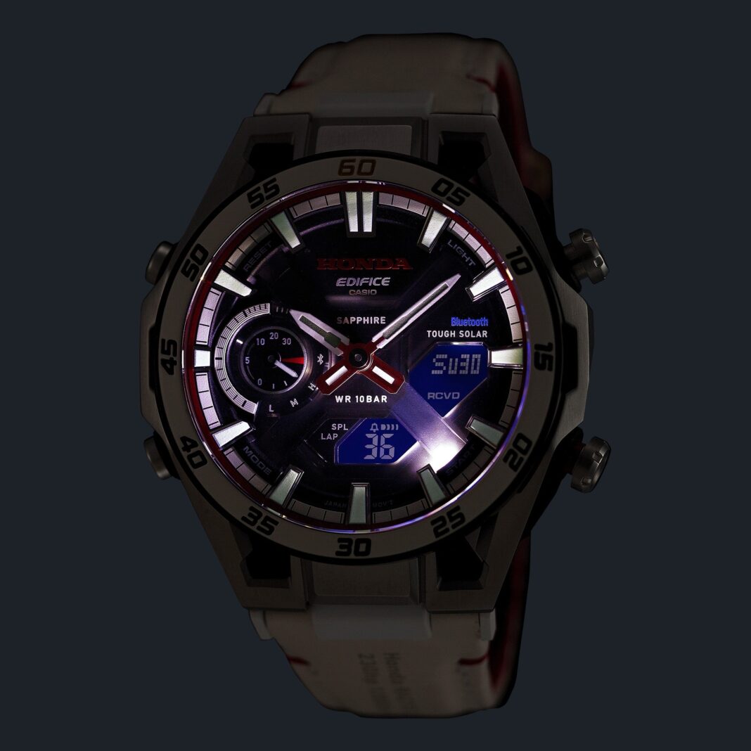 Casio launches Edifice ECB-2300HR-1A Honda F1 Special Edition for 60th ...