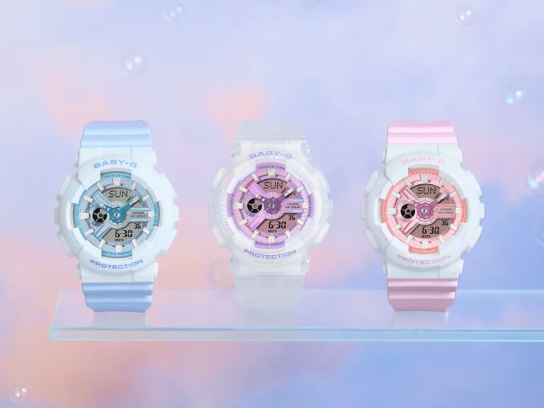 Casio’s Latest G-Shock Baby-G Series Brings Playful Pastel Colors & See ...