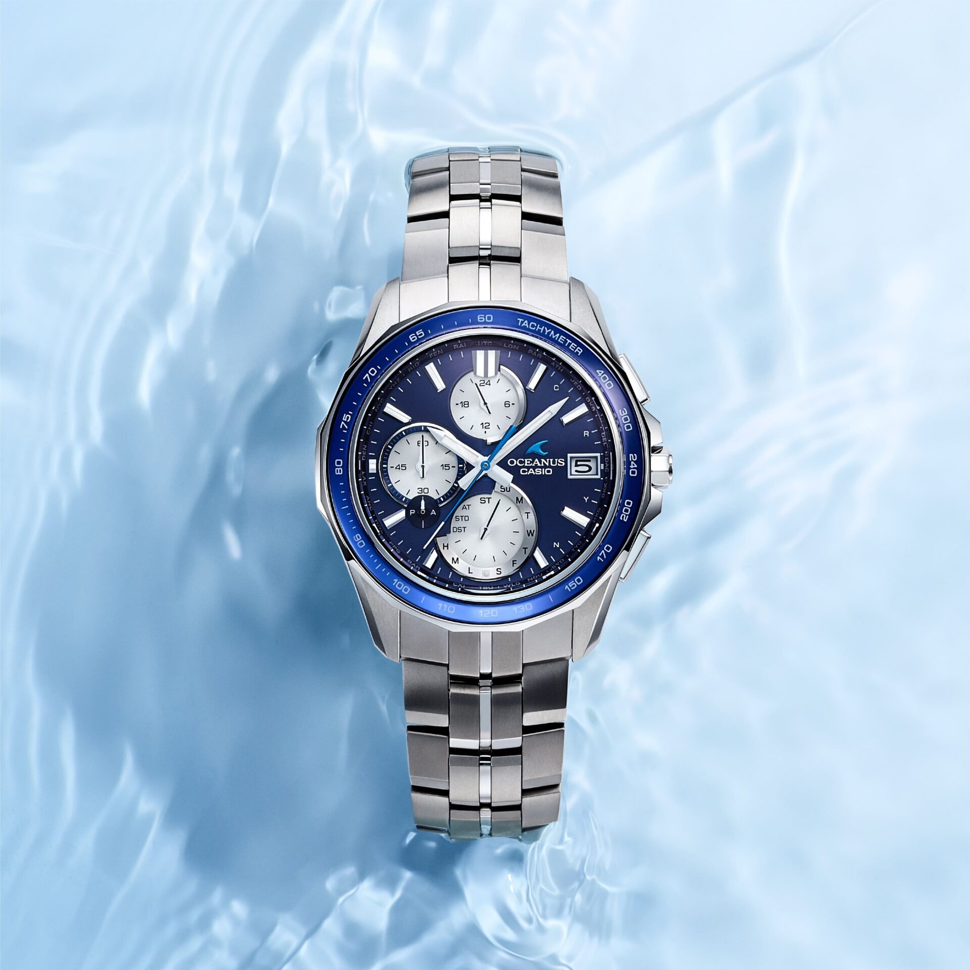 Casio launches Oceanus OCW-S7000F-2A with sapphire bezel and Bluetooth ...