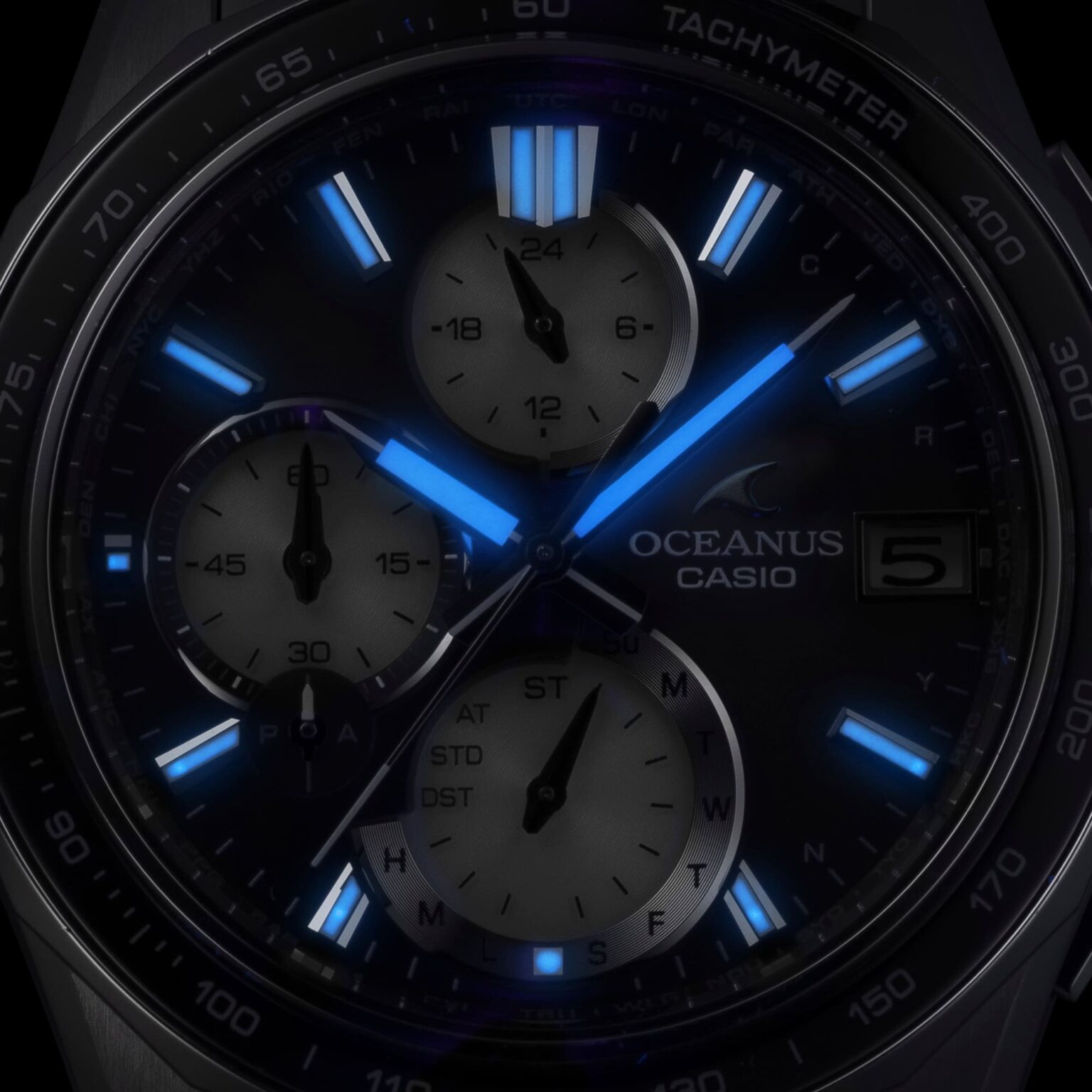 Casio launches Oceanus OCW-S7000F-2A with sapphire bezel and Bluetooth ...