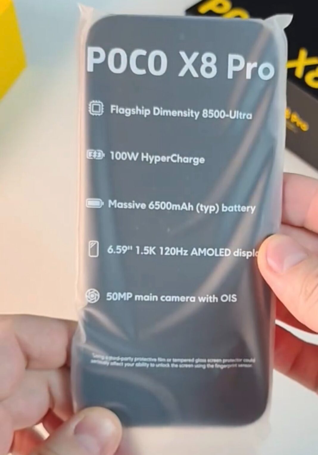 Poco X8 Pro 5G Retail Box Leak Reveals Dimensity 8500-Ultra, 6500mAh ...