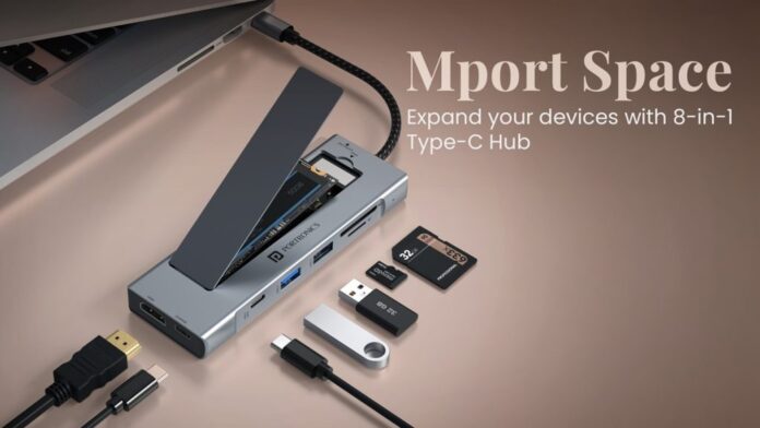 This 8-in-1 Portronics USB-C Hub Combines Connectivity and SSD ...