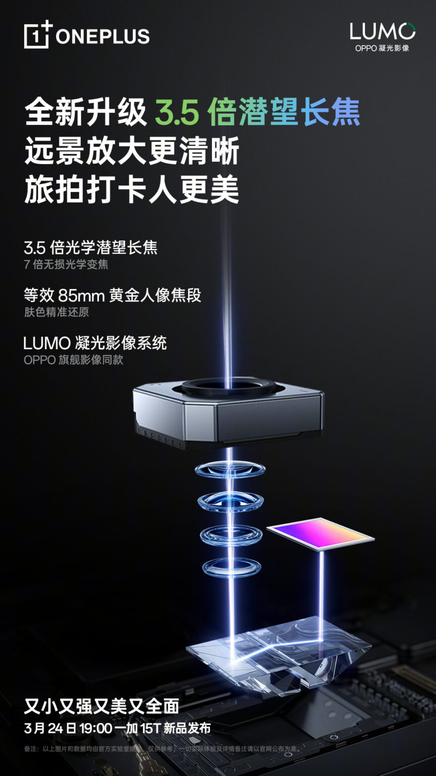 OnePlus 15T camera specs officially revealed with LUMO imaging, 3x ...