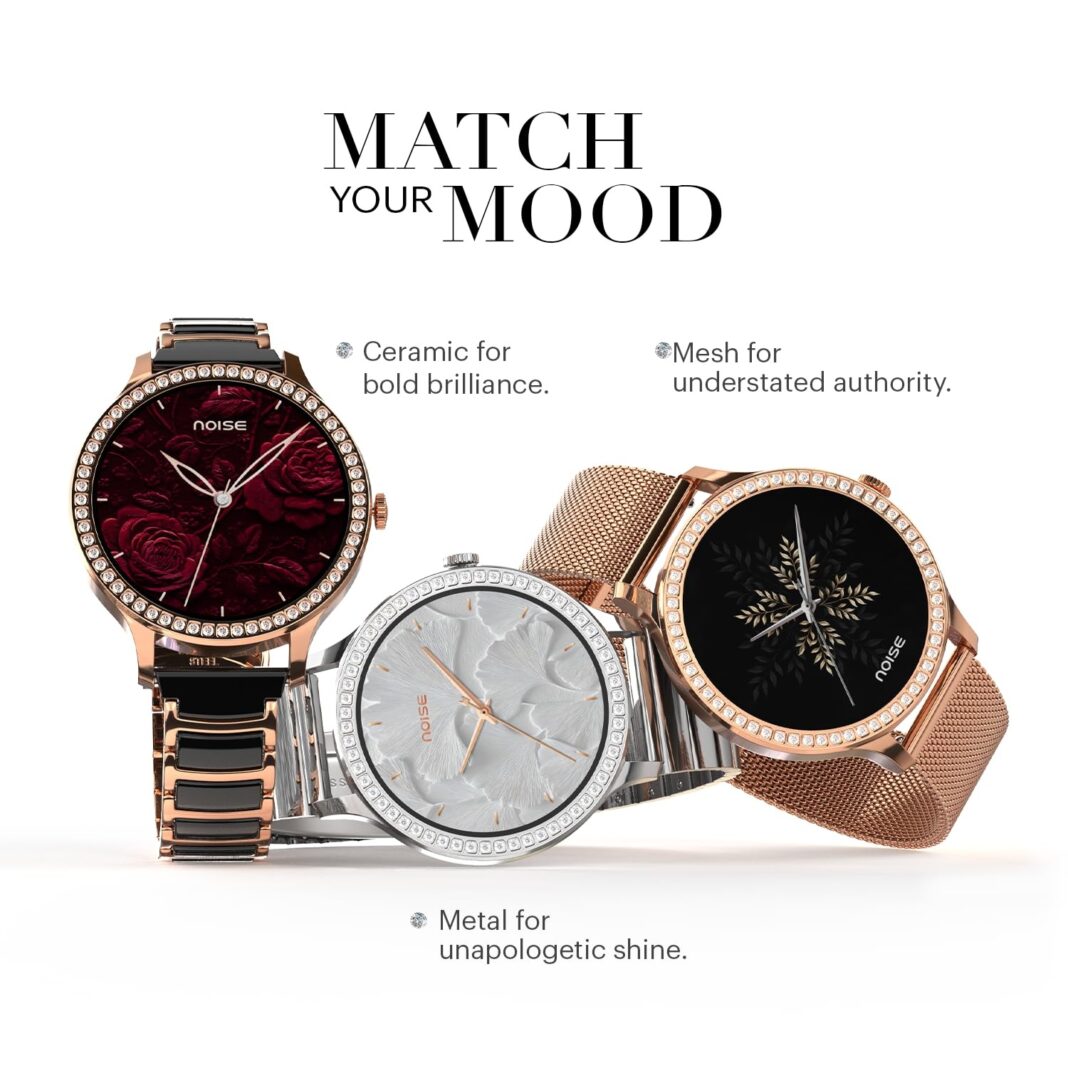 NoiseFit Diva Araya Launched in India with Ceramic Design and AMOLED ...
