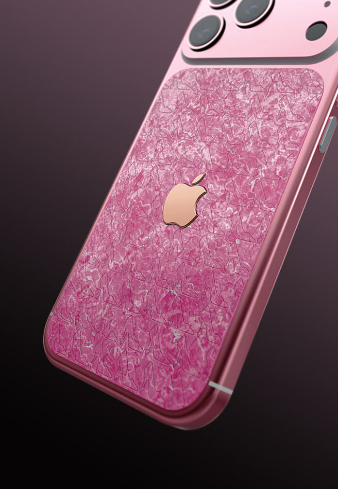 Caviar launches luxury pink iPhone 17 Pro collection dripping in gold ...