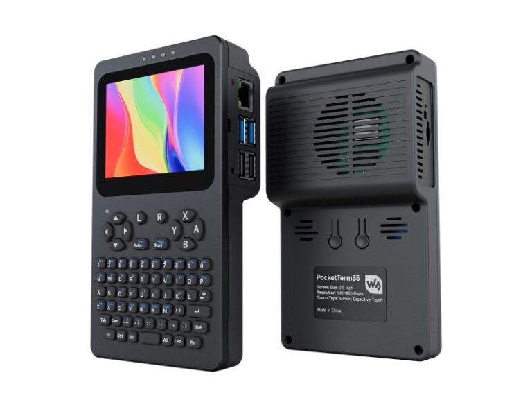 PocketTerm35 is a handheld Linux PC powered by Raspberry Pi 5 - Gizmochina