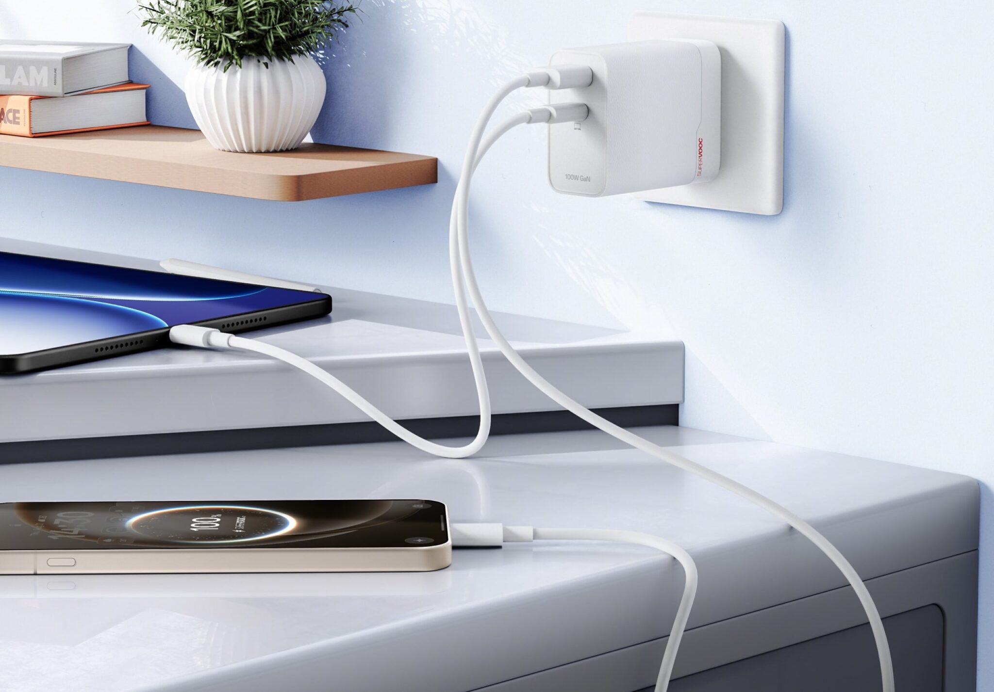 OnePlus 100W Power Adapter Lite Dual Port GaN Charger Debuts in India ...