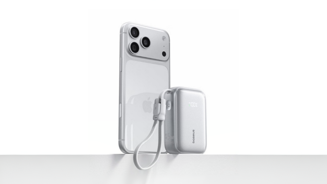 Baseus launches new tiny 10,000mAh 45W power bank with two built-in ...