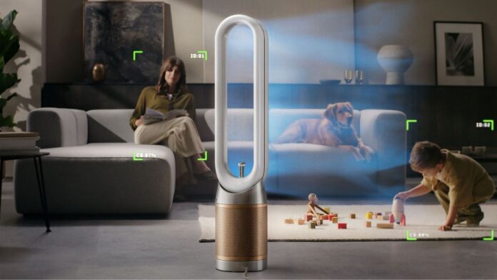 Dyson launches new air purifying fan with a camera that tracks users ...