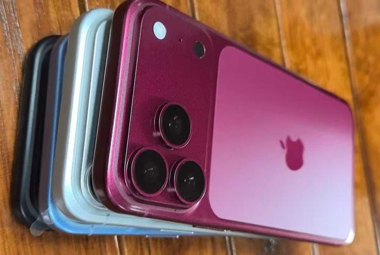 Phone 18 Pro dummy units reveal four color options, including "Dark ...