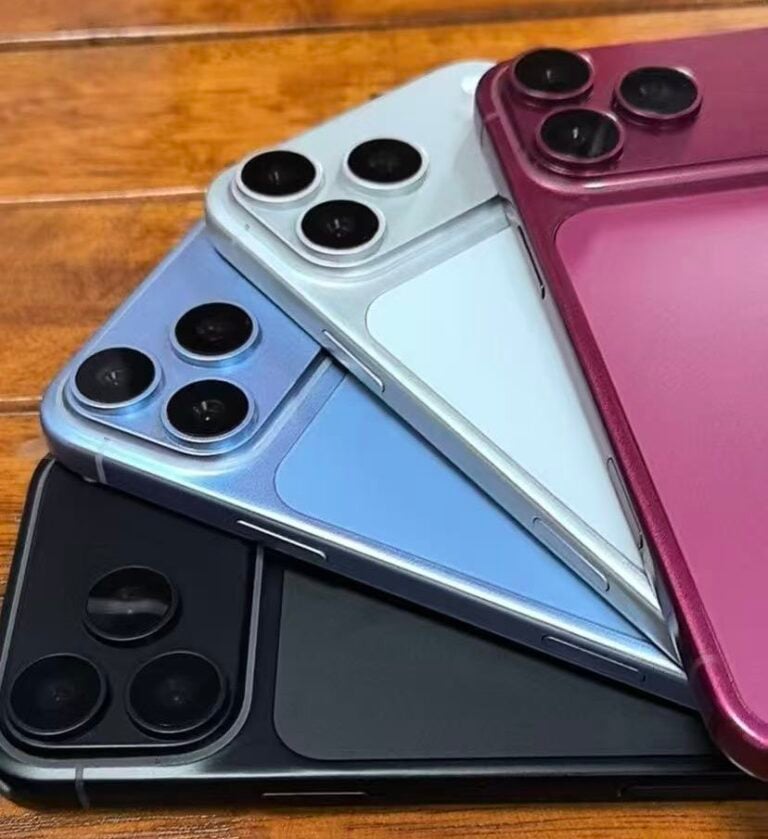 Phone 18 Pro dummy units reveal four color options, including "Dark ...