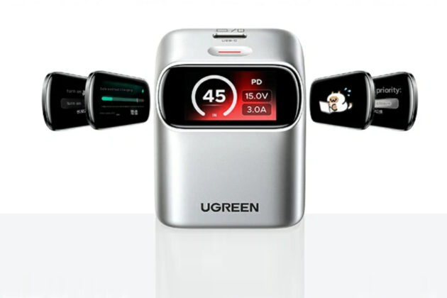 Ugreen launches new portable GaN charger with angled display and ...