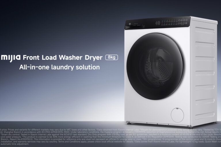 Xiaomi launches Mijia Front Load Washer Dryer in Europe with smart home ...