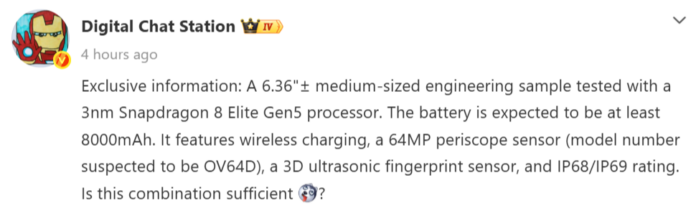 Honor Magic 9 to be powered by Snapdragon 8 Elite Gen 5, compact ...