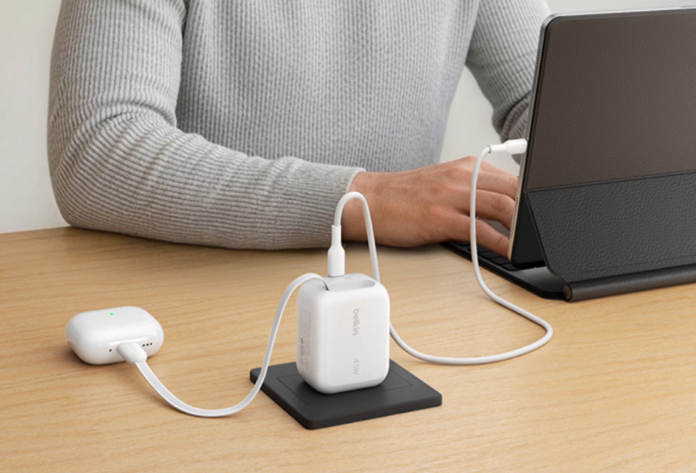 Belkin launches new 45W GaN charger with a built-in retractable USB-C ...