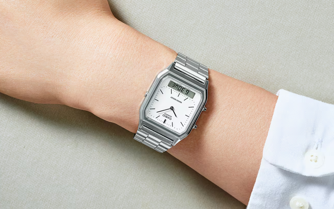 Casio launches vintage AQ230A-7DMQY watch with stainless steel band in ...
