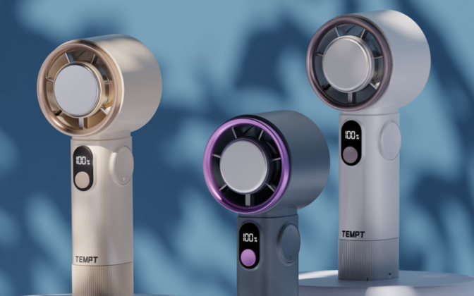 TEMPT launches ICY portable fan with built-in 18°C cooling plate & up ...