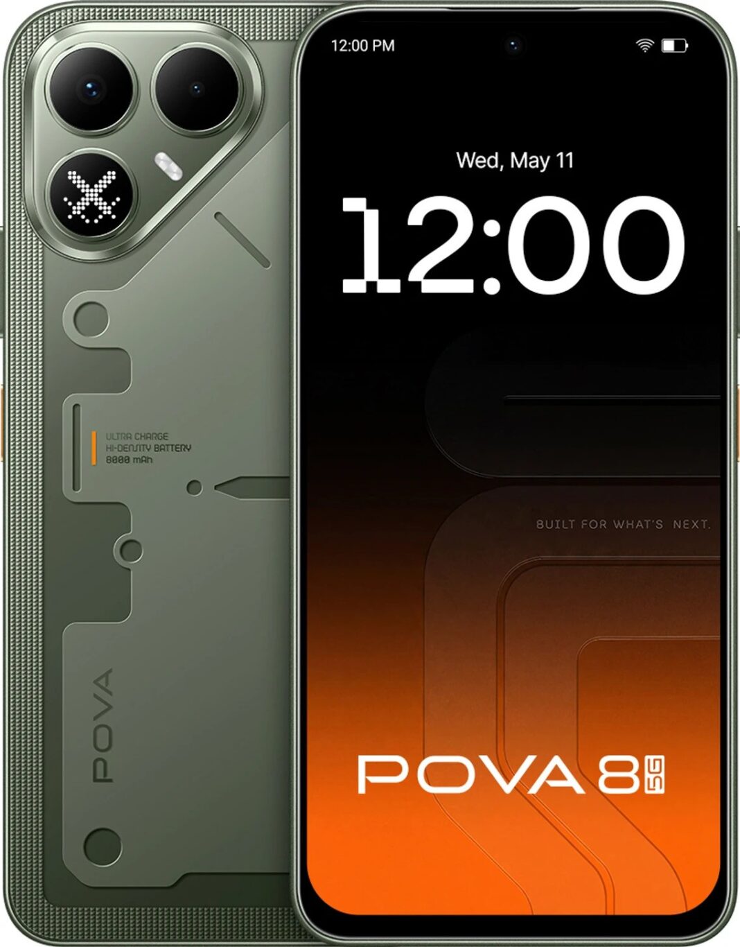 Pova 8 5G packs an 8,000mAh battery, 144Hz display and military-grade ...