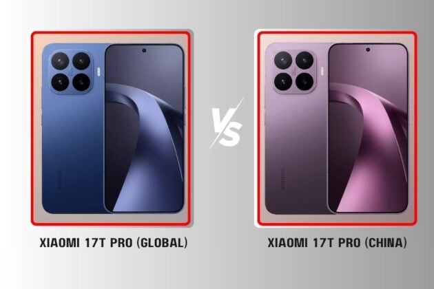Xiaomi 17T Pro Global vs Chinese model: Where are the two phones different?