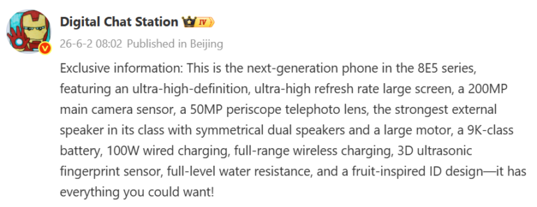 Alleged Redmi K100 Pro’s camera specs, battery size, and several key ...