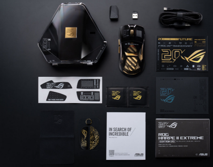 ASUS Launches ROG Harpe II Extreme Edition 20 Gaming Mouse With 24K ...